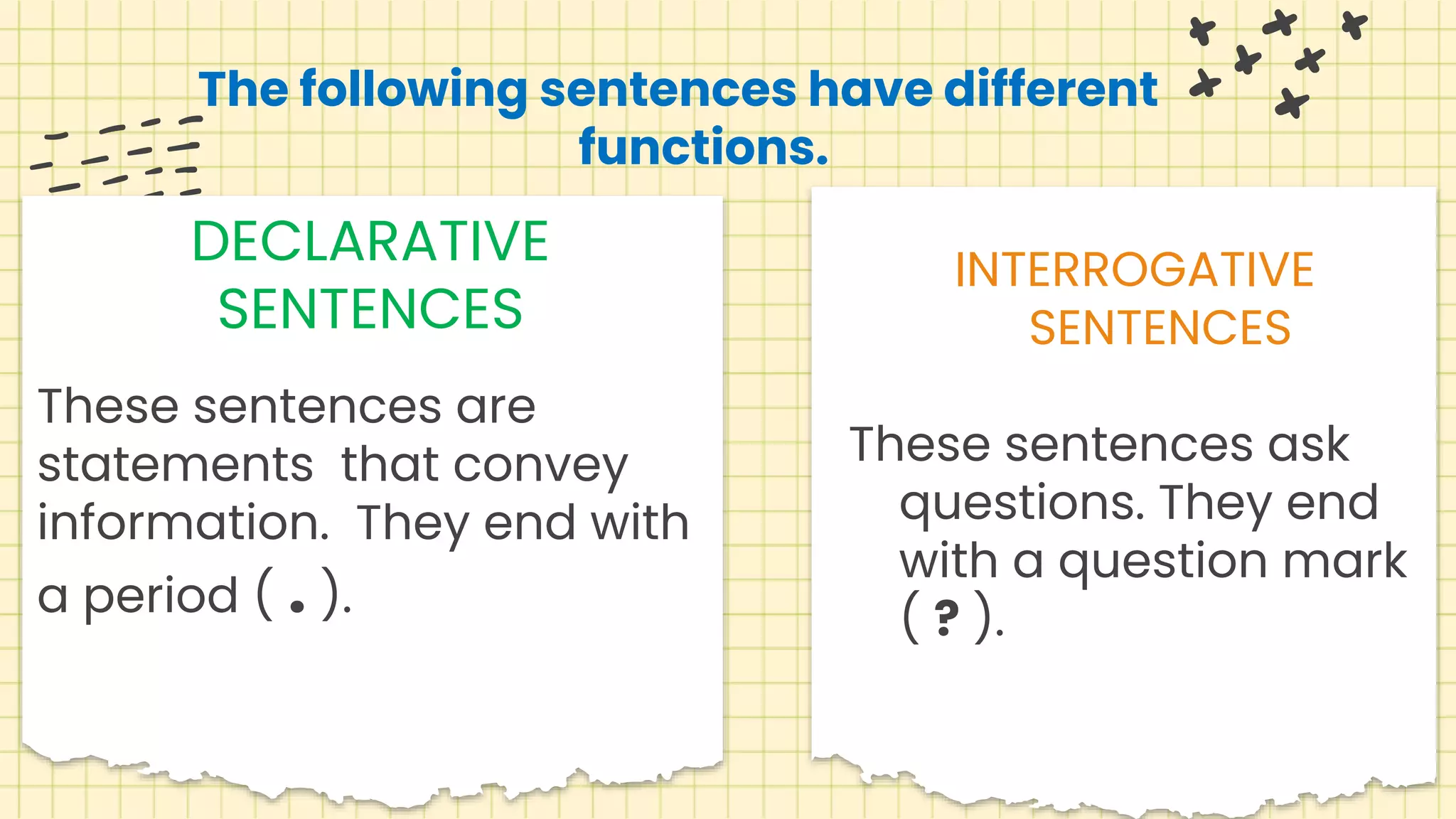 Lesson 1 declarative & interrogative | PPTX