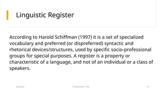 Lesson 1 - Differentiate Language Used in Academic Texts.pptx