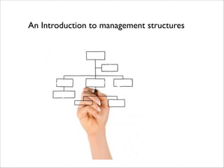 Lesson 1 different management structures | PDF