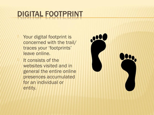 Lesson 1 digital identity & footprint | PPT