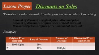 Lesson 1 - Discounts and Commissions.pptx