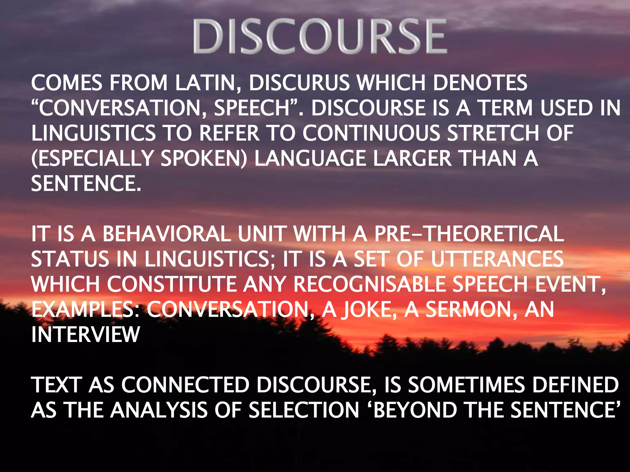 Lesson1 discourse | PPT