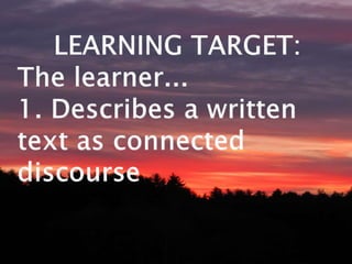 Lesson1 discourse | PPT