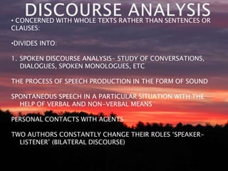 Lesson1 discourse | PPT