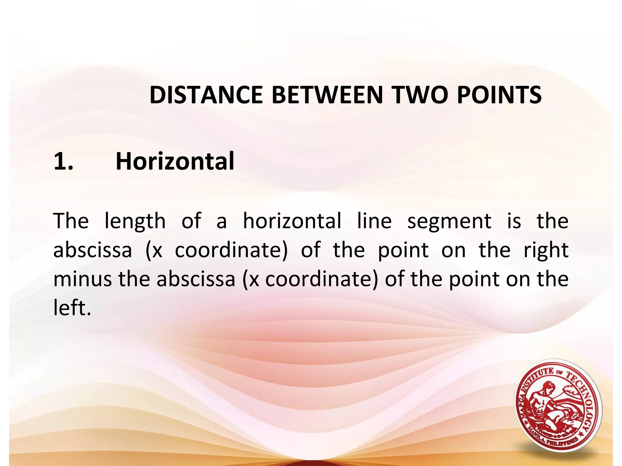 Lesson 1: distance between two points | PPT