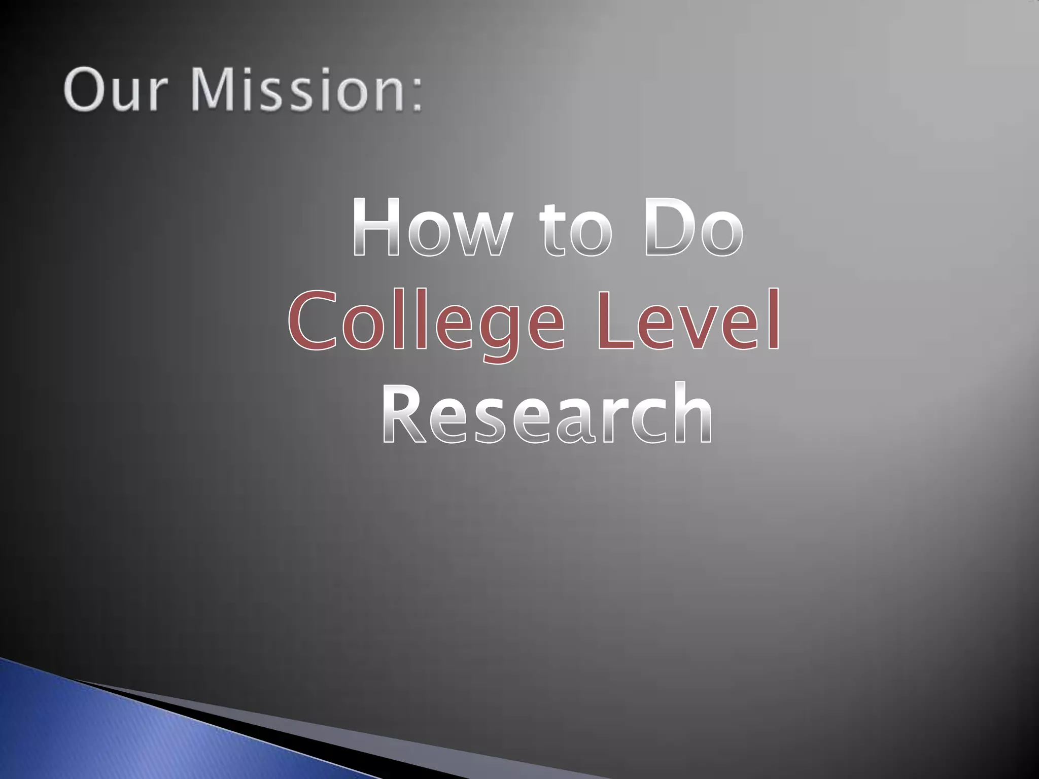 Lesson 1: Doing College Level Research | PPTX | Search | Internet