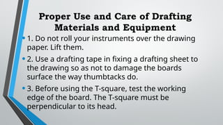 LESSON 1 - DRAFTING TOOLS AND EQUIPMENT.pptx