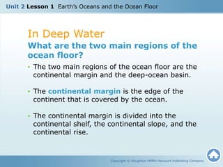 Lesson 1 earths oceans and the ocean floor | PPTX