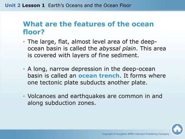 Lesson 1 earths oceans and the ocean floor | PPTX