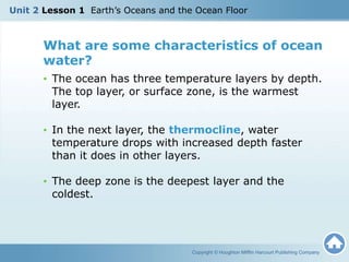 Lesson 1 earths oceans and the ocean floor | PPTX