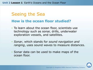 Lesson 1 earths oceans and the ocean floor | PPTX