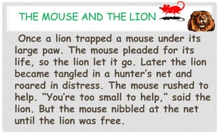 Lesson 1 elements of a fable | PPTX