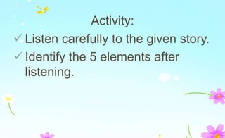 Lesson 1 elements of a fable | PPTX