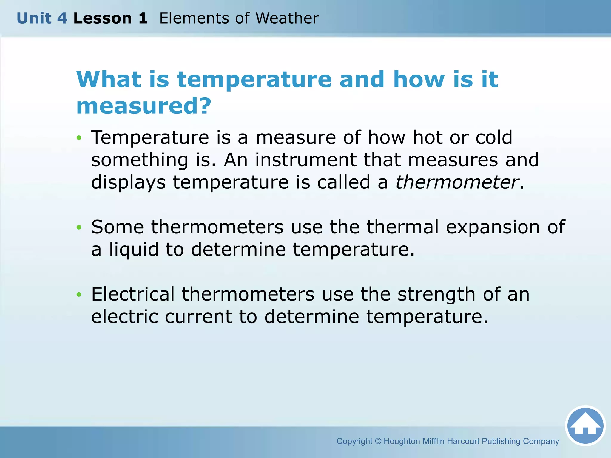 Lesson 1 elements of weather | PPTX
