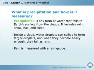 Lesson 1 elements of weather | PPTX