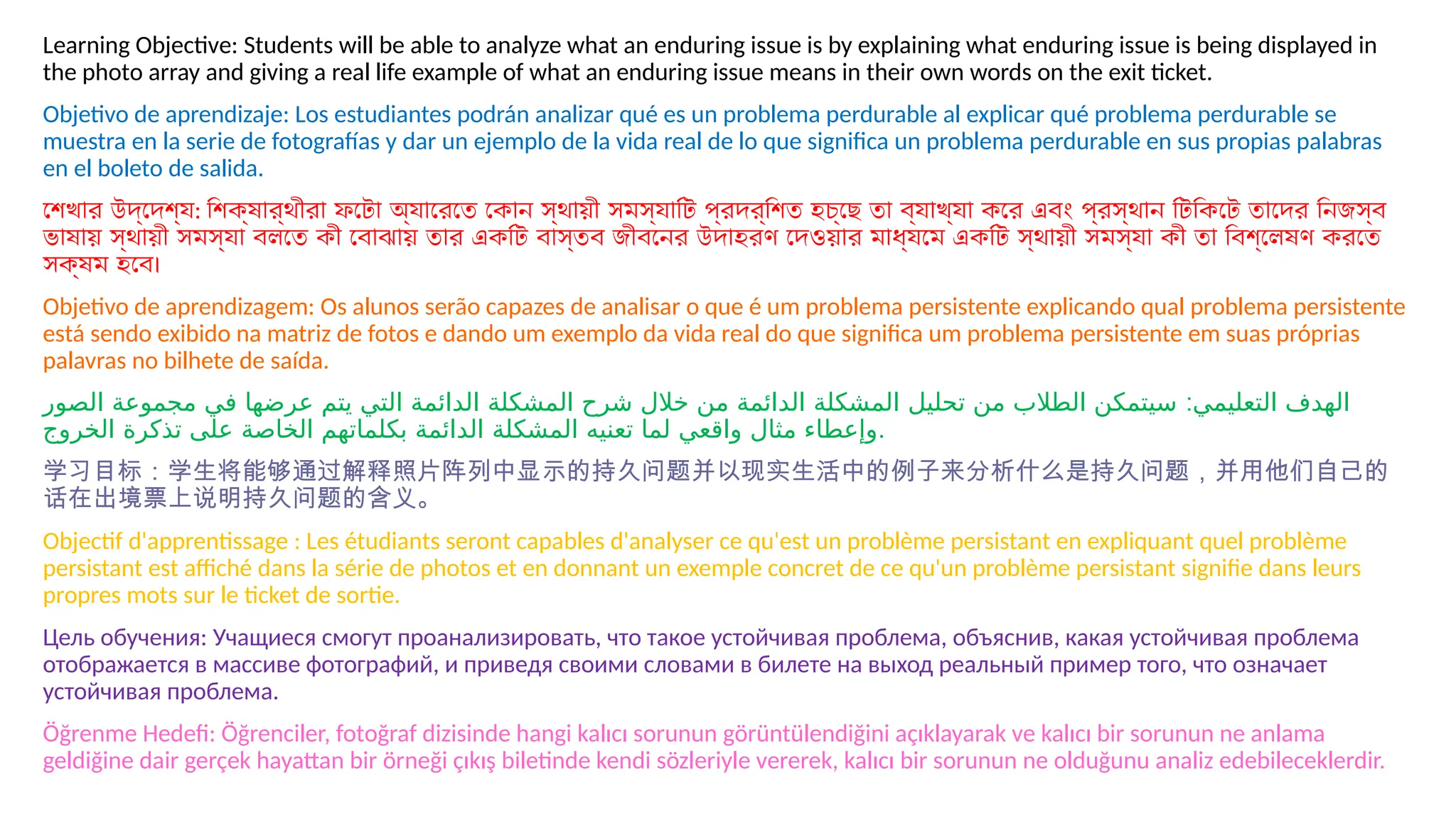 Lesson 1 - Enduring Issues PP 2024, History | PPTX