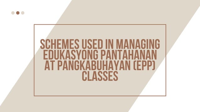 LESSON 1- EPP.pptx | Professional School | Postgraduate Education