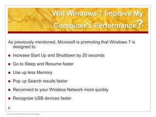 Lesson 1 Exploring Windows 7 | PPTX | Operating Systems | Computer ...