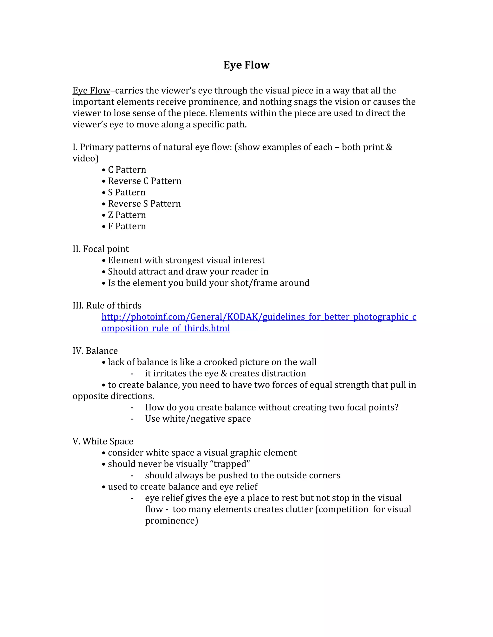 Lesson 1 eye flow | DOCX