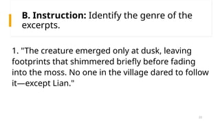 Lesson 1 - Fiction, Creative Nonfiction, Expository Nonfiction.pptx