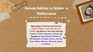 Mga Akdang Pampanitikan ng Rehiyong Mediterranean | PDF