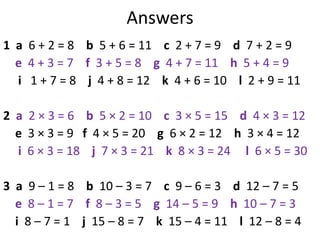 Lesson 1 finding unknowns | PPTX