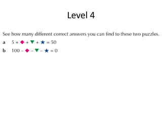 Lesson 1 finding unknowns | PPTX