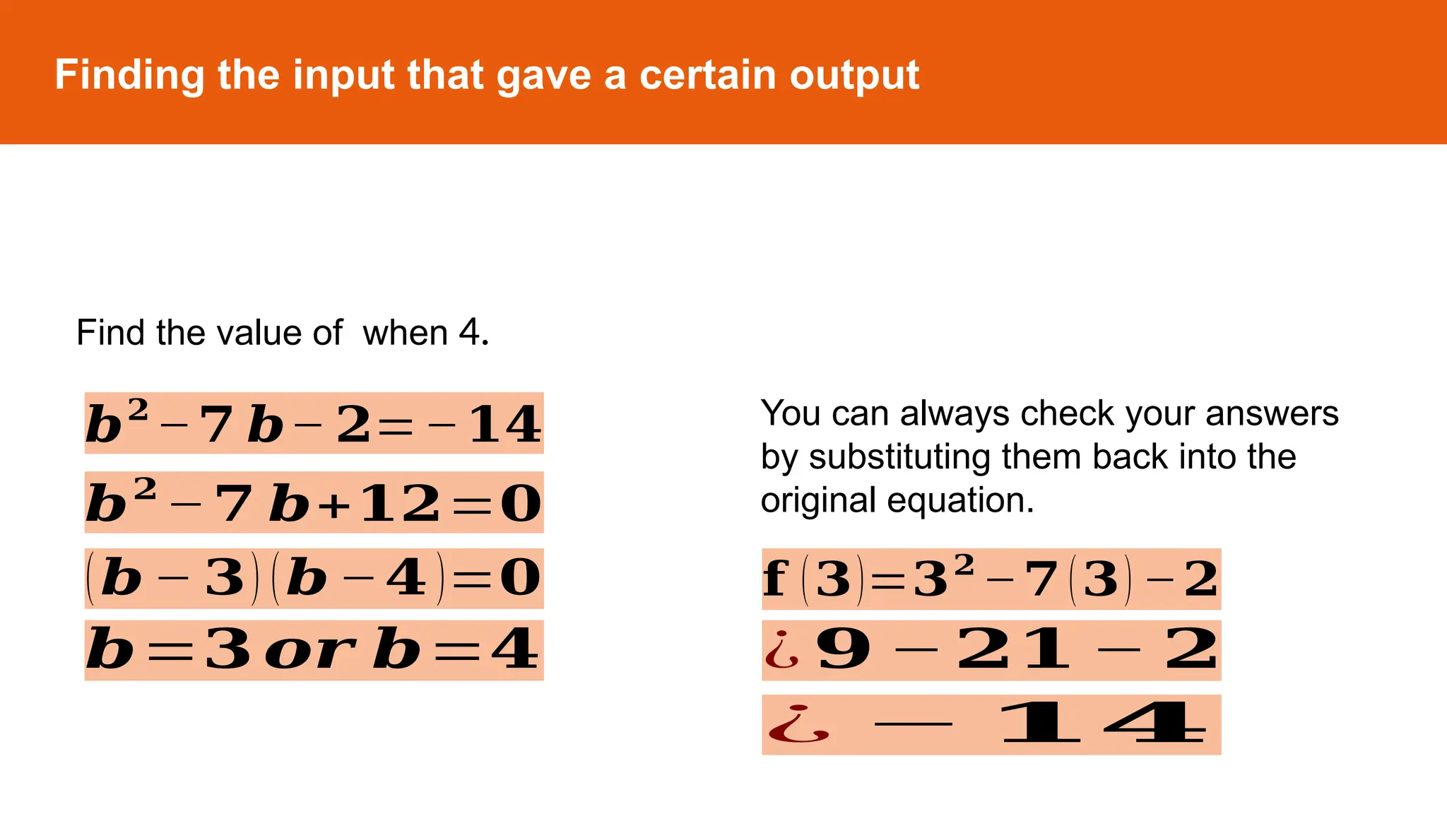 Function Notation How To Evaluate Functions Ppt