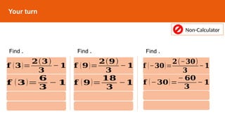 Function Notation- How to Evaluate functions | PPTX