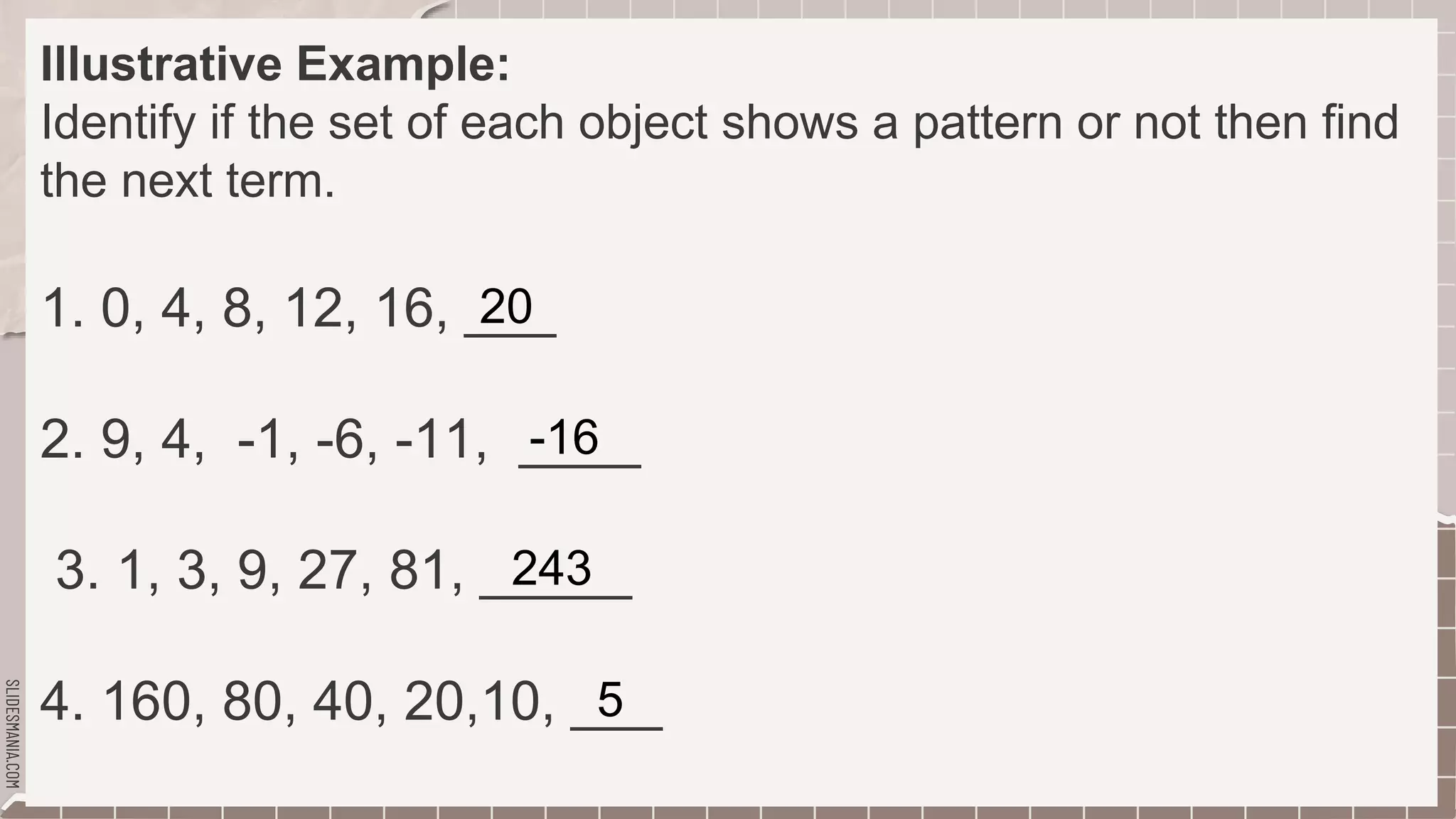 Lesson 1 - Generating Patterns - Sequence.pptx