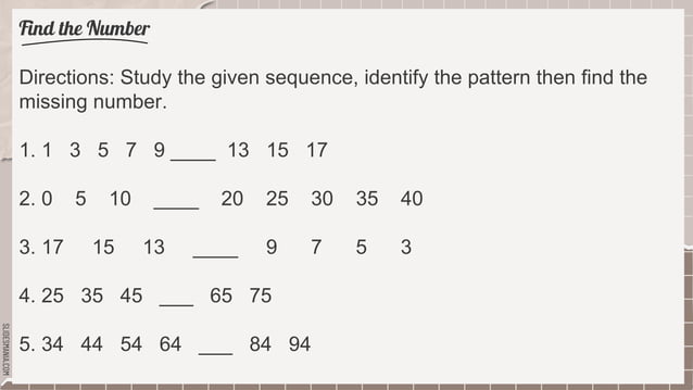 Lesson 1 - Generating Patterns - Sequence.pptx