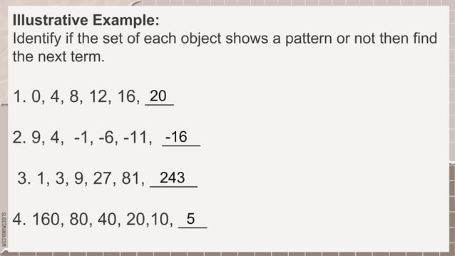 Lesson 1 Generating Patterns Sequencepptx 7050
