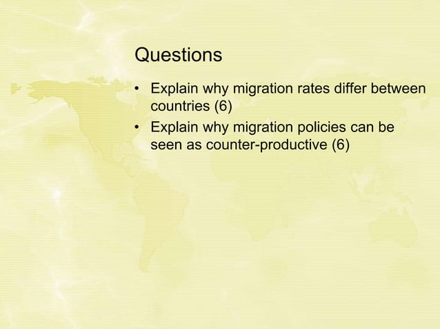 Lesson 1 globalisation and the increase in migration | PPTX