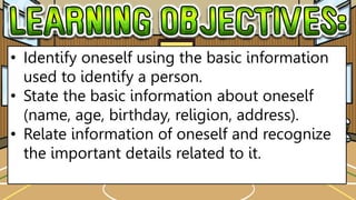 LESSON 1: I know Myself - GMRC Lesson for Grade One students.pptx
