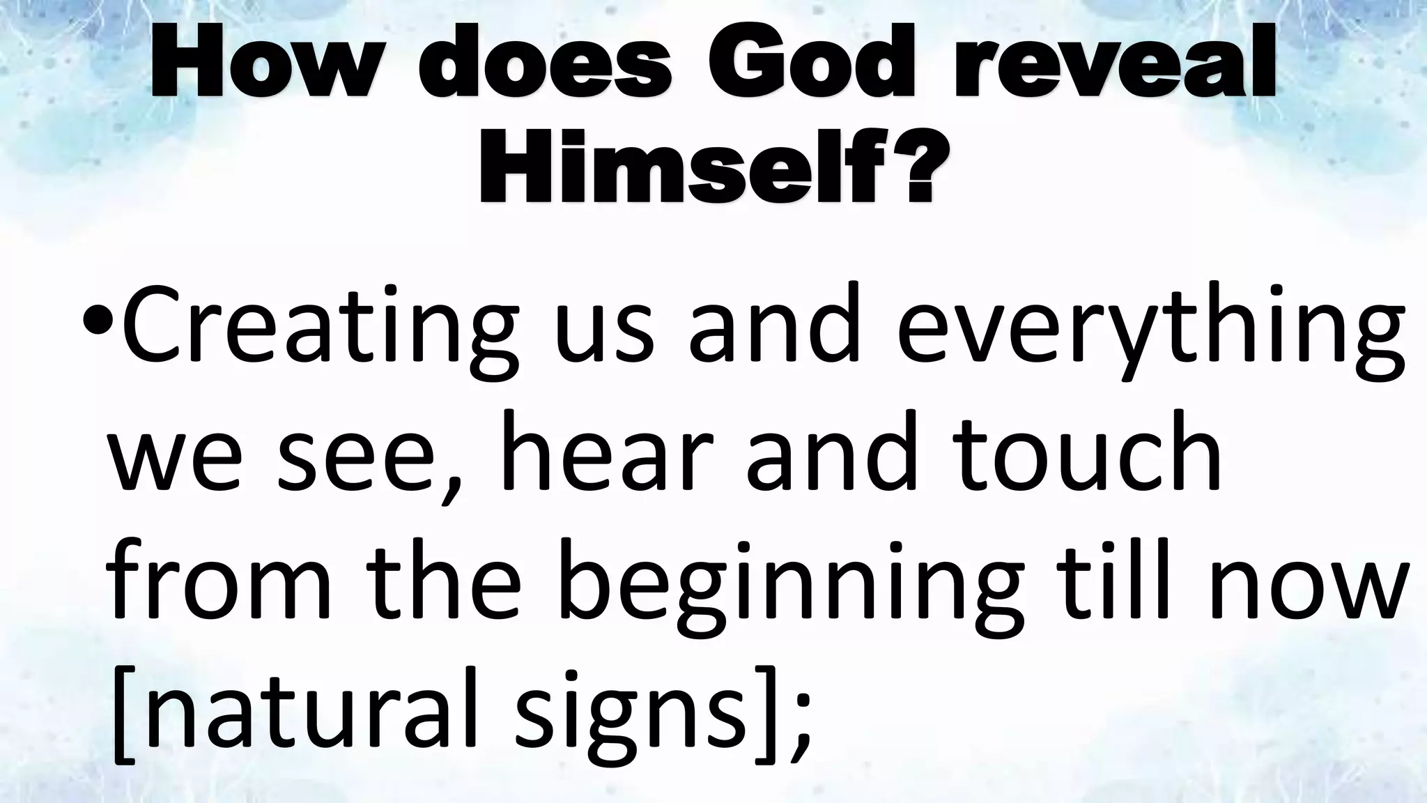 Lesson 1- God’s Revelation in the Scriptures.pptx