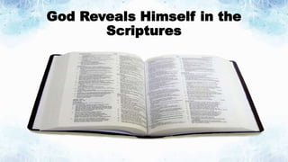 Lesson 1- God’s Revelation in the Scriptures.pptx