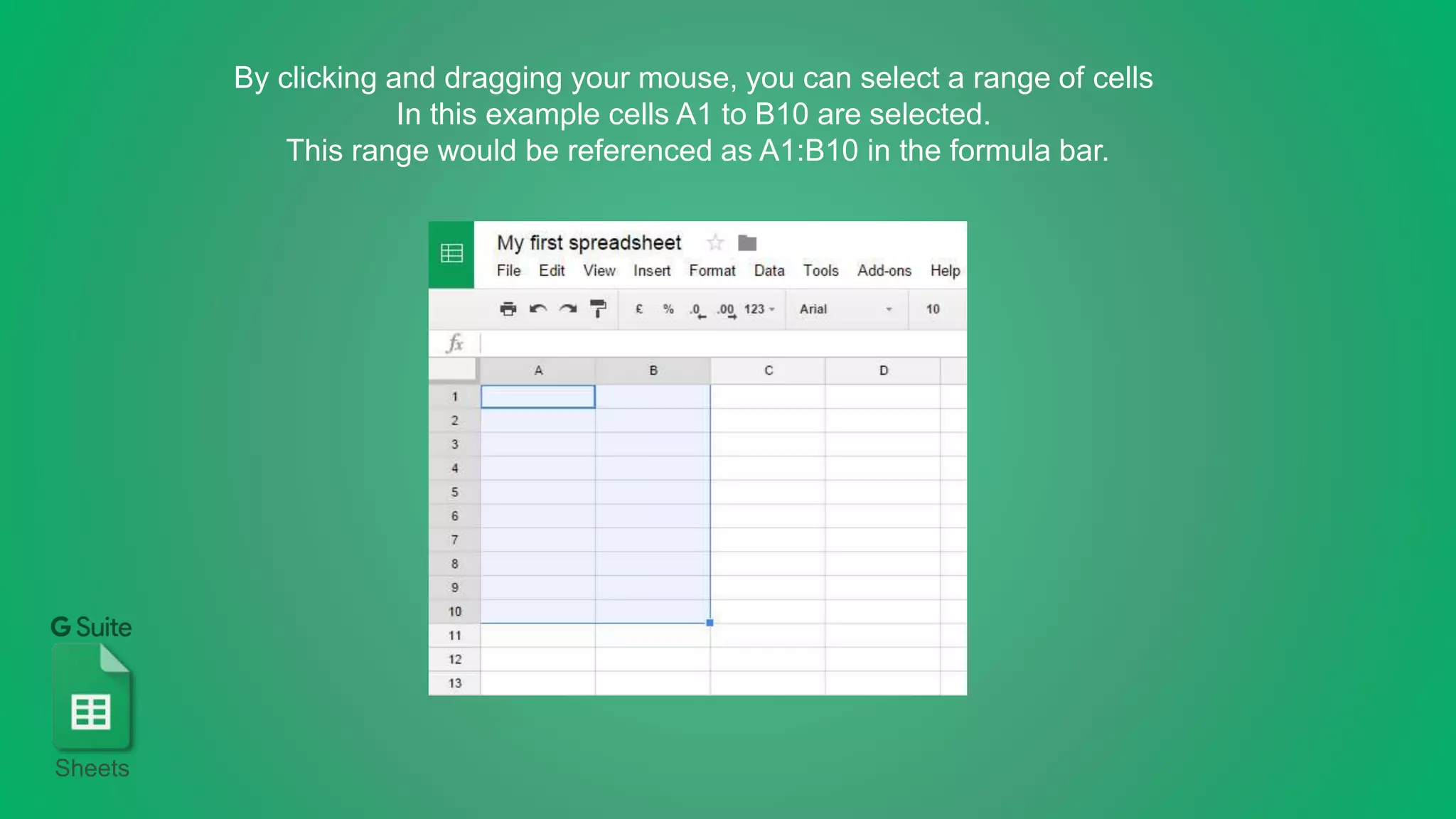 G Sheets introduction | PPTX