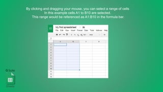 G Sheets introduction | PPTX
