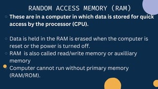 ICT - LESSON 1: Computer Hardware concept | PDF