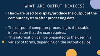 ICT - LESSON 1: Computer Hardware concept | PDF