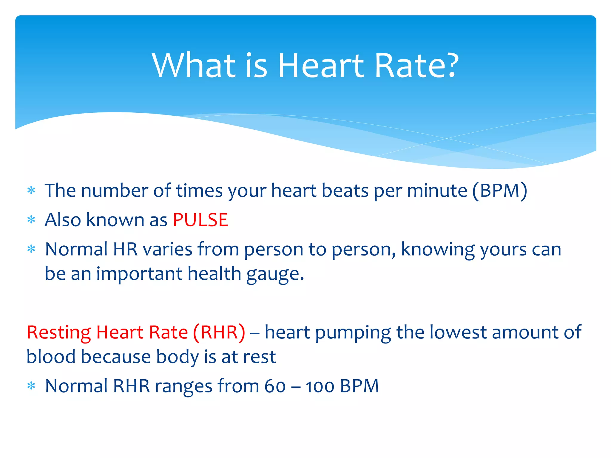 Lesson 1- Heart Rate | PPTX