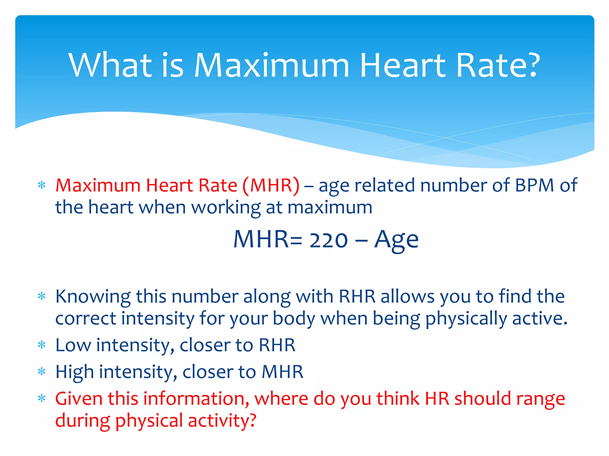 Lesson 1- Heart Rate | PPTX