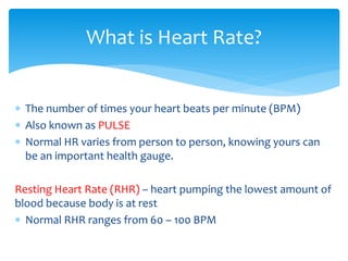 Lesson 1- Heart Rate | PPT