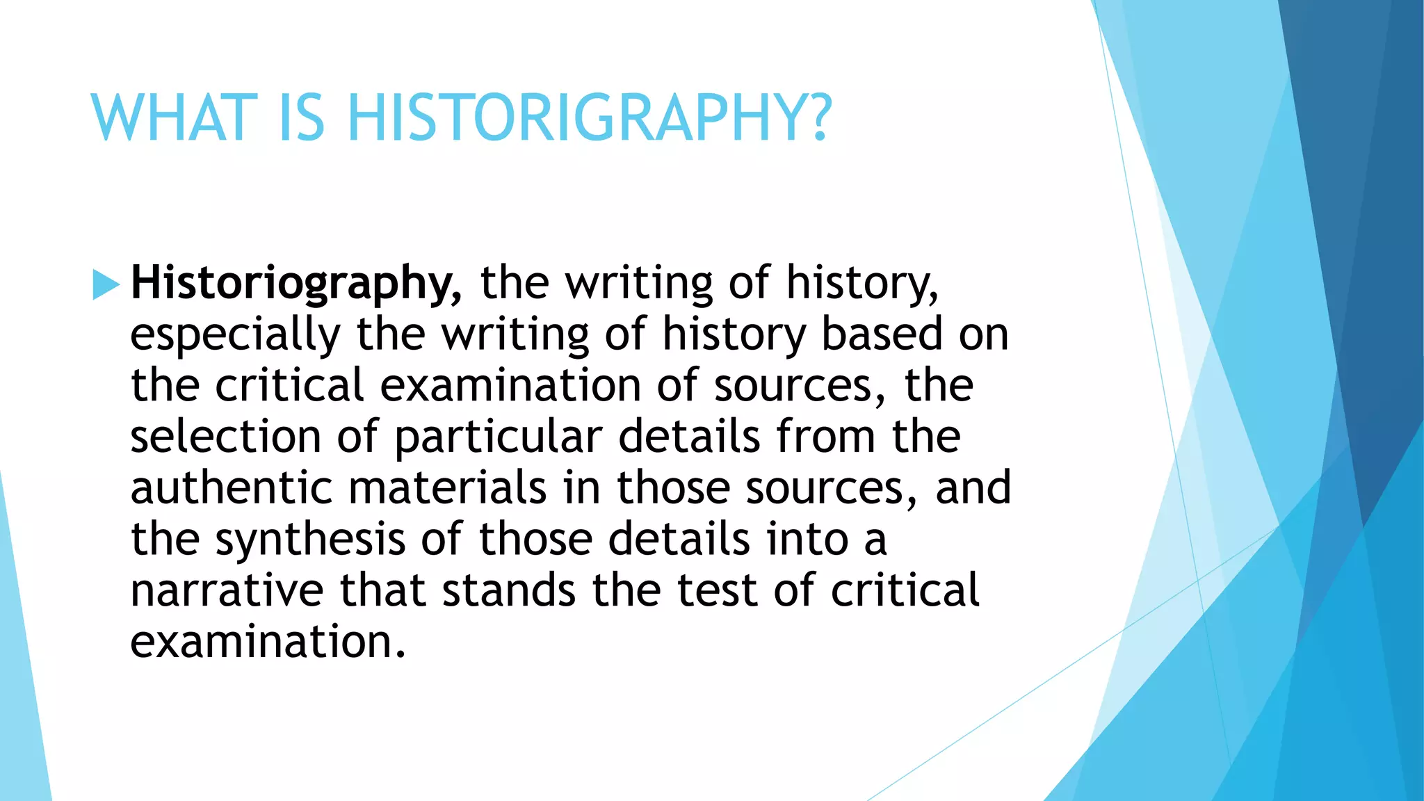 Lesson 1 - History - Definition, Issues and Methodology.pptx