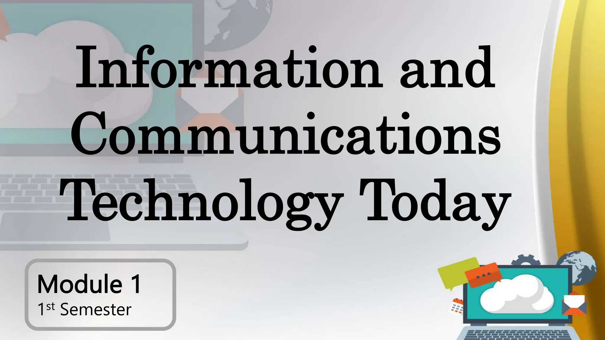 LESSON 1- History_Evolution of ICT .pptx | Computing | Technology & Computing