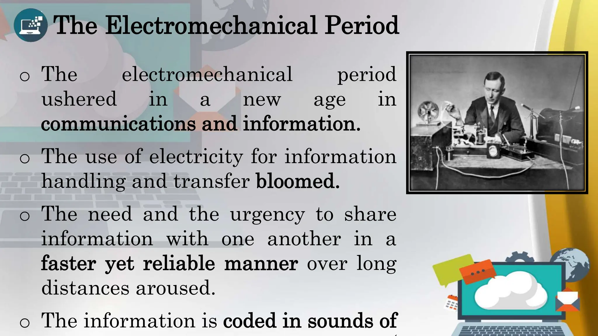 LESSON 1- History_Evolution of ICT .pptx | Computing | Technology & Computing