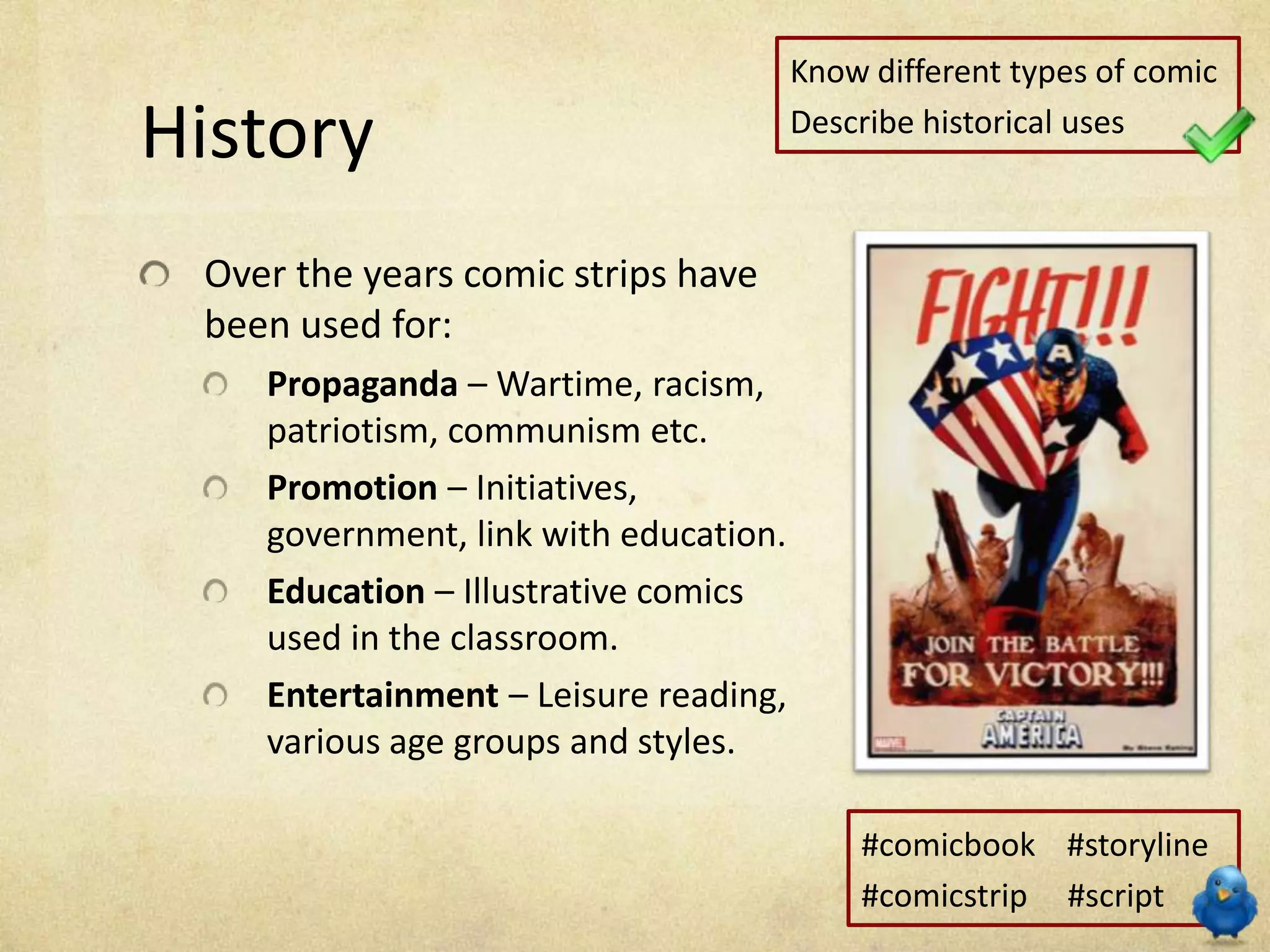 306 - Lesson 1 - History of Comics | PPTX