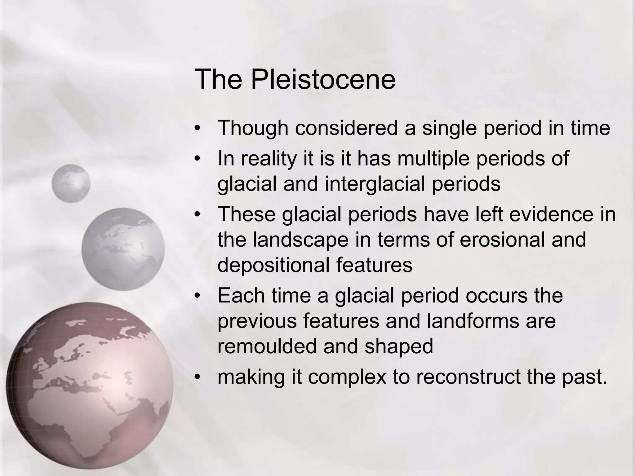Lesson 1 History of Glaciation | PPTX