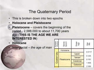 Lesson 1 History of Glaciation | PPTX