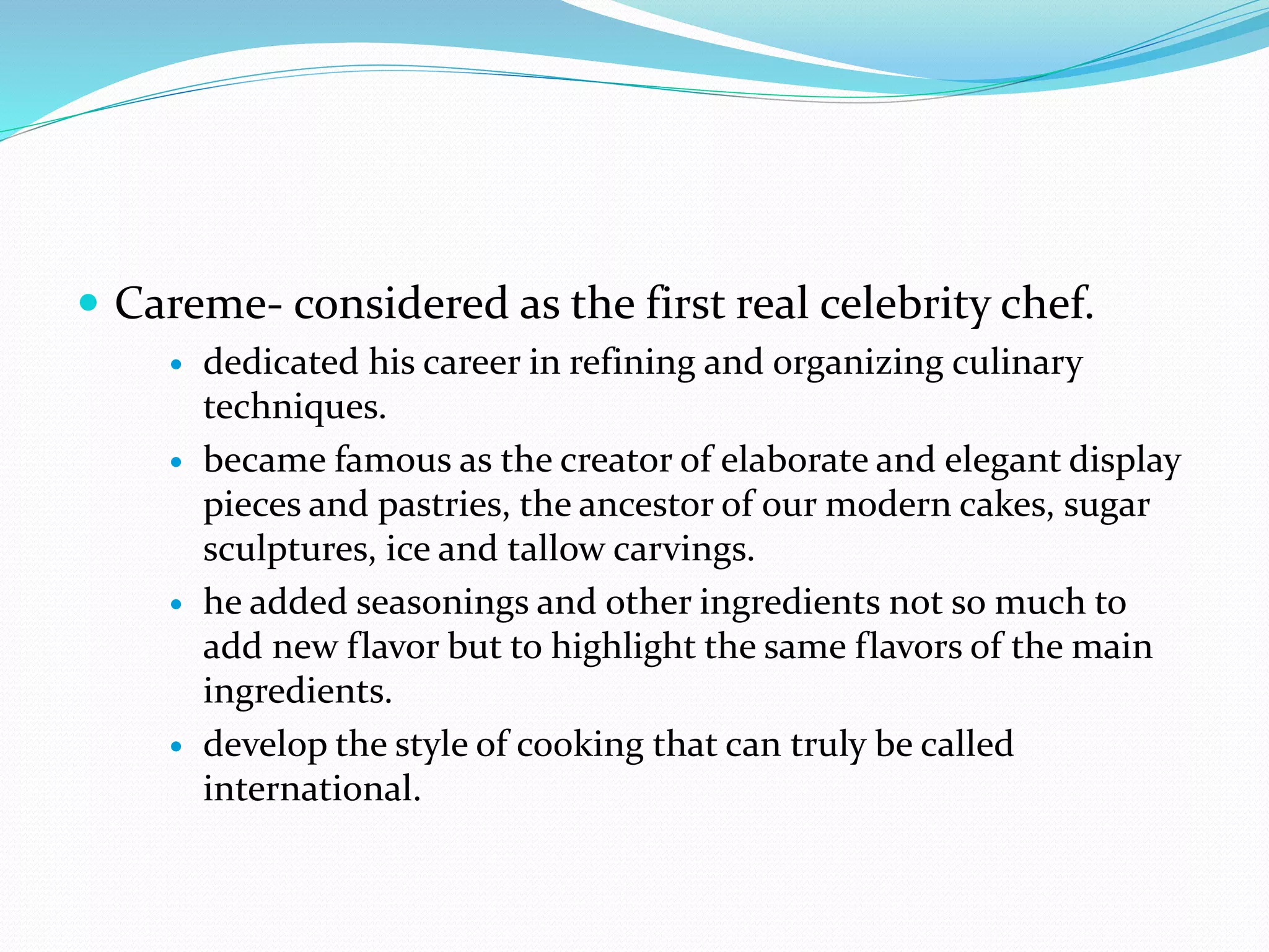 Lesson 1 history of modern food service | PPTX
